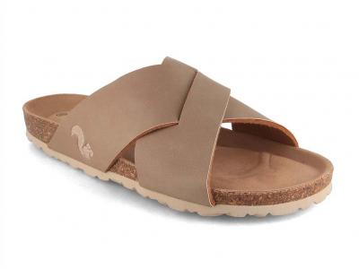 Thies Damen Sandale Eco Bio Cross Irlanda, elephant gre