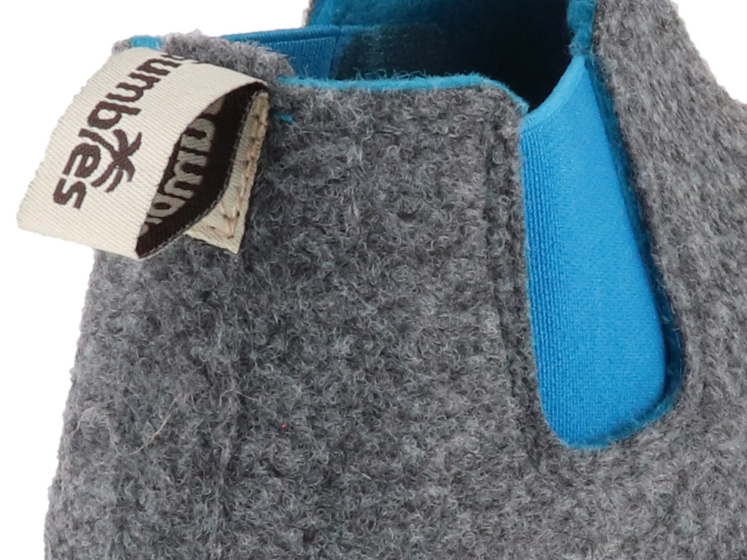 GUMBIES Kinder Hausschuhe Brumby Kids, grey-turquoise