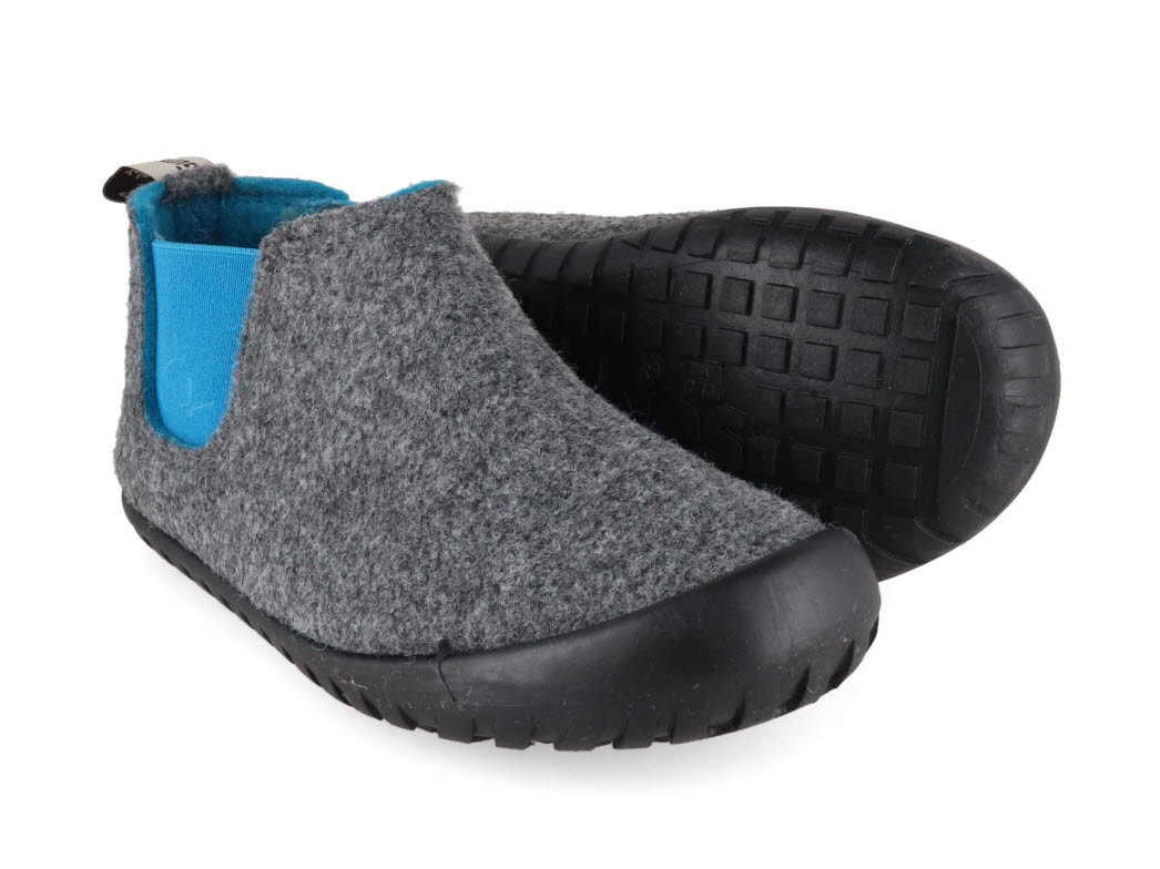 GUMBIES Kinder Hausschuhe Brumby Kids, grey-turquoise