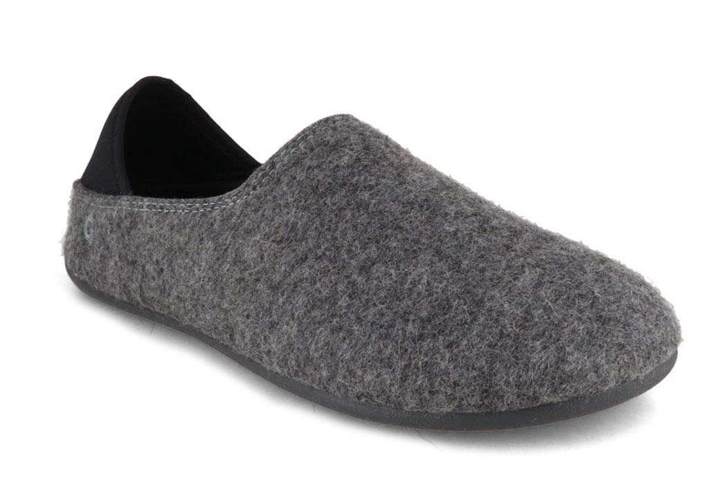 Gottstein Women Men Wool | Slip-On, Grey Charcoal