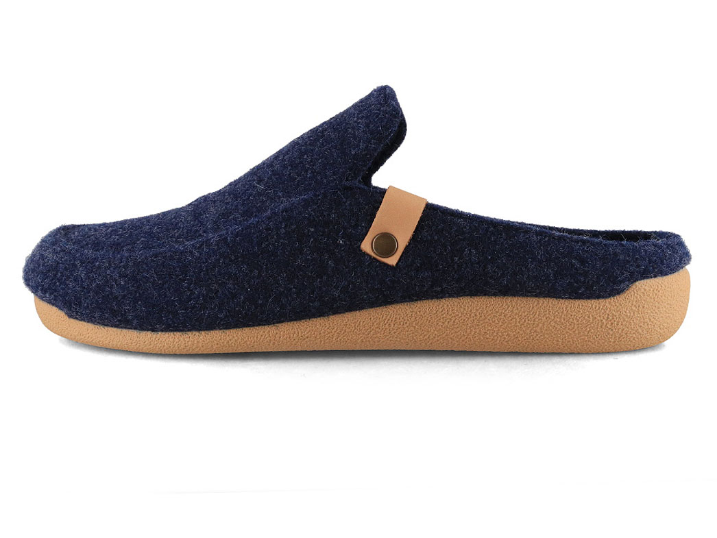 Varomed vital Herren Pantoffeln Alexander, marine