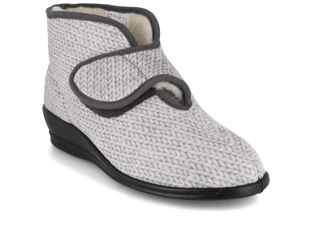 Varomed vital Womens Velcro Boots | Bella, gray